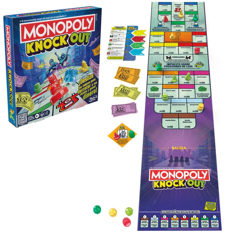 Juego De Mesa Monopoly Knock Out Hasbro MONOPOLY | falabella.com