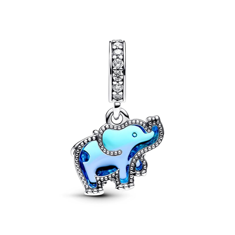 Charm Cristal Murano Azul Elefante PANDORA | falabella.com