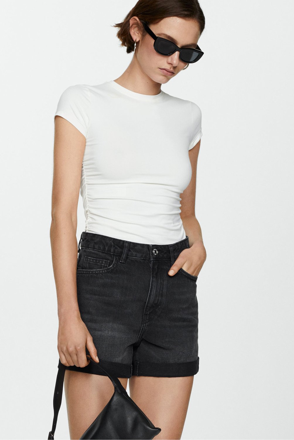 Short Jean Algodón Mujer Mango MANGO | falabella.com