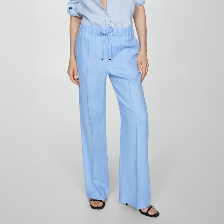 Pantalón 100% Lino Mujer Mango MANGO | falabella.com