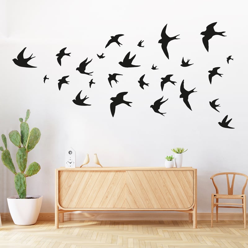 Vinilo Bandada De Aves STICKART | falabella.com