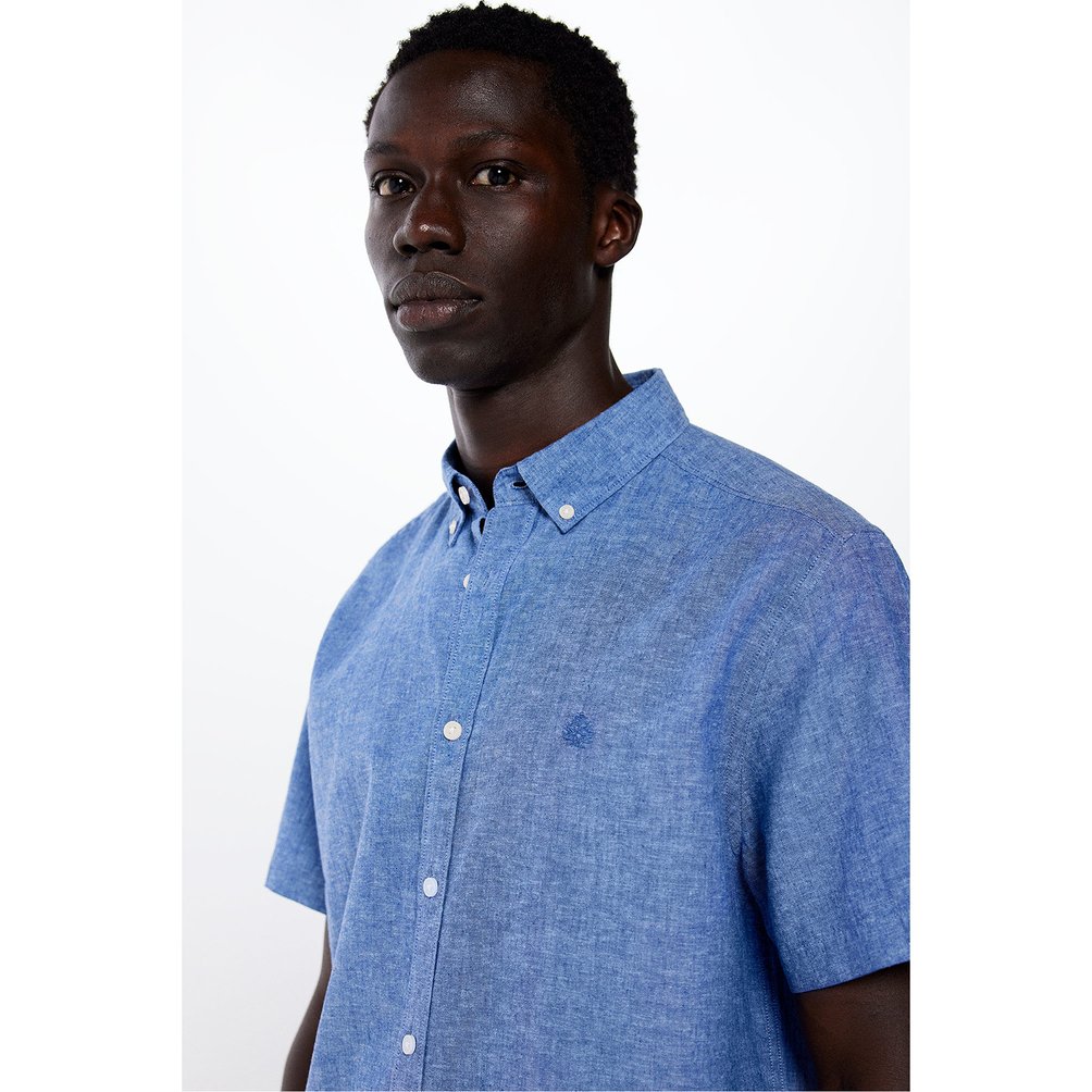 Camisa Manga Corta Lino Hombre Springfield SPRINGFIELD | falabella.com