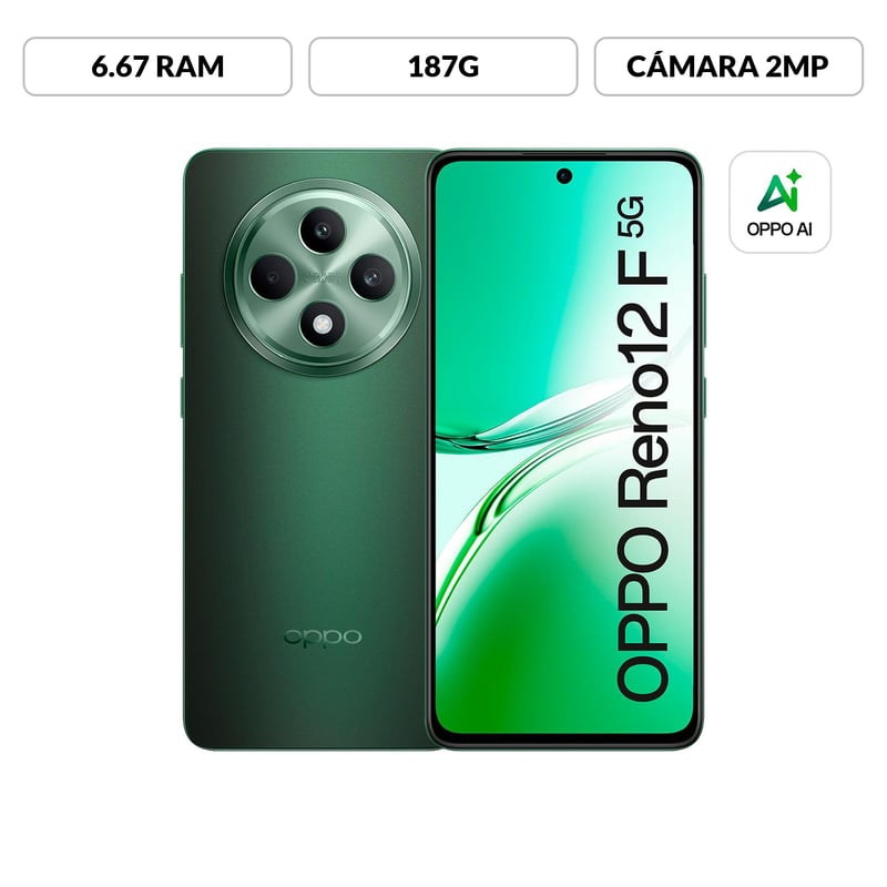 Oppo Reno 12F 256GB OPPO | falabella.com