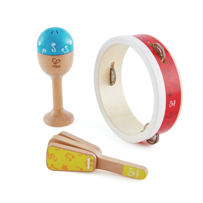 Juguete Set Musical Con 3 Instrumentos De Madera Hape HAPE | falabella.com