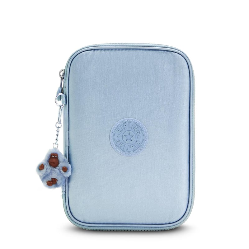 Cartuchera 100 Pens Pebble Blue Metallic Kipling KIPLING | falabella.com
