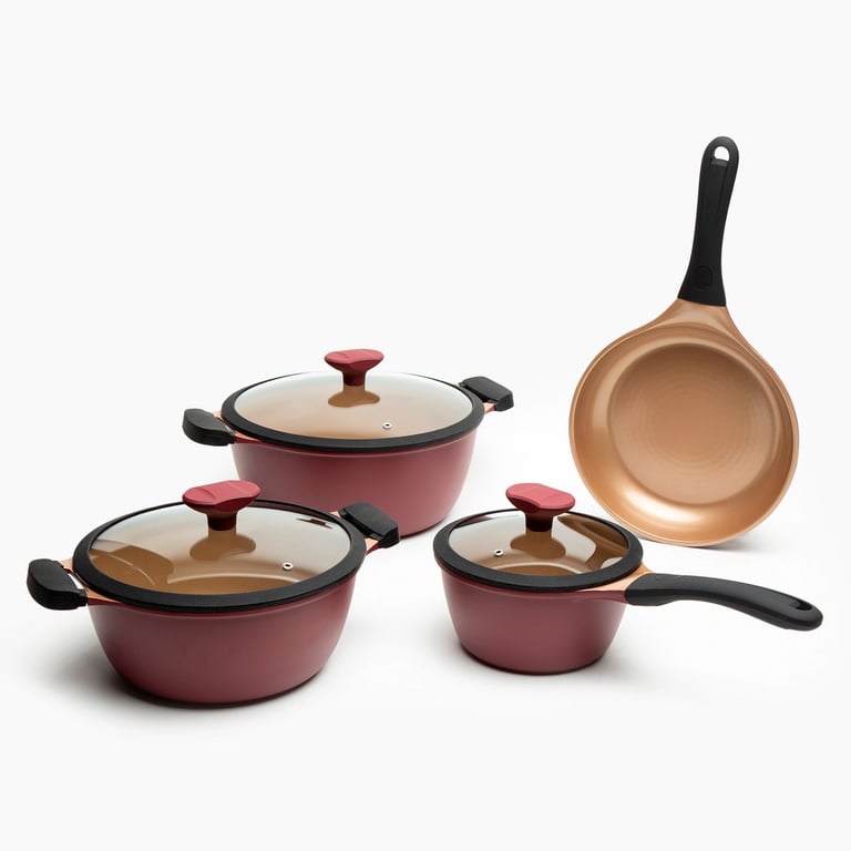 Juego de Ollas 7 Piezas Cerámica Chef WURDEN | falabella.com