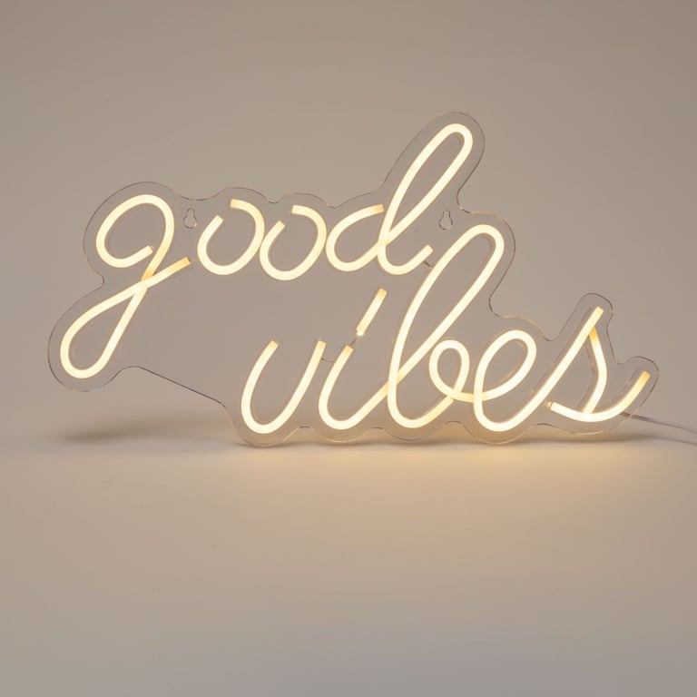 Letrero Neón Good Vibes 42 Cm MICA | falabella.com