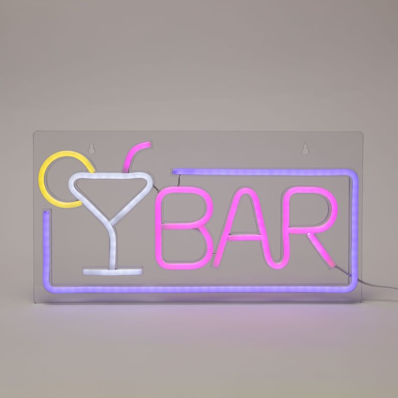 Letrero Neón Bar 42Cm MICA | falabella.com