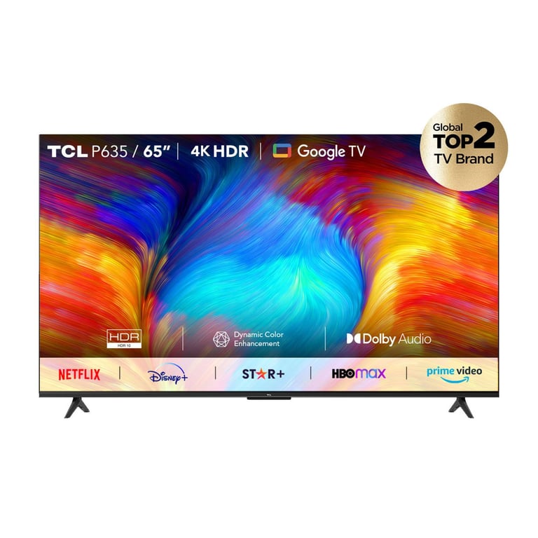 Televisor TCL Google TV 65" 4K UHD 65P635 TCL | falabella.com