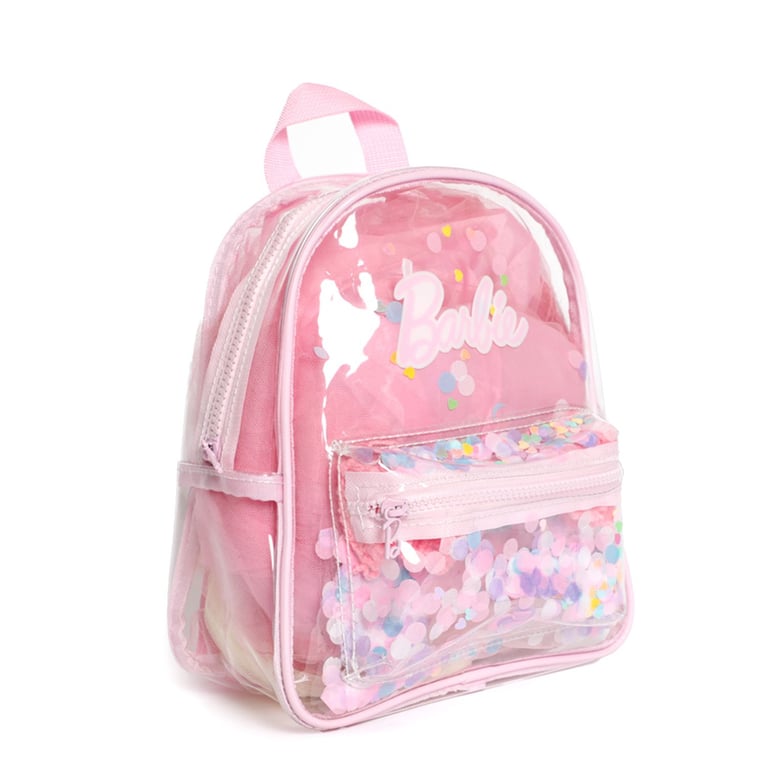 Mochila Niña Transparente Barbie BARBIE | falabella.com
