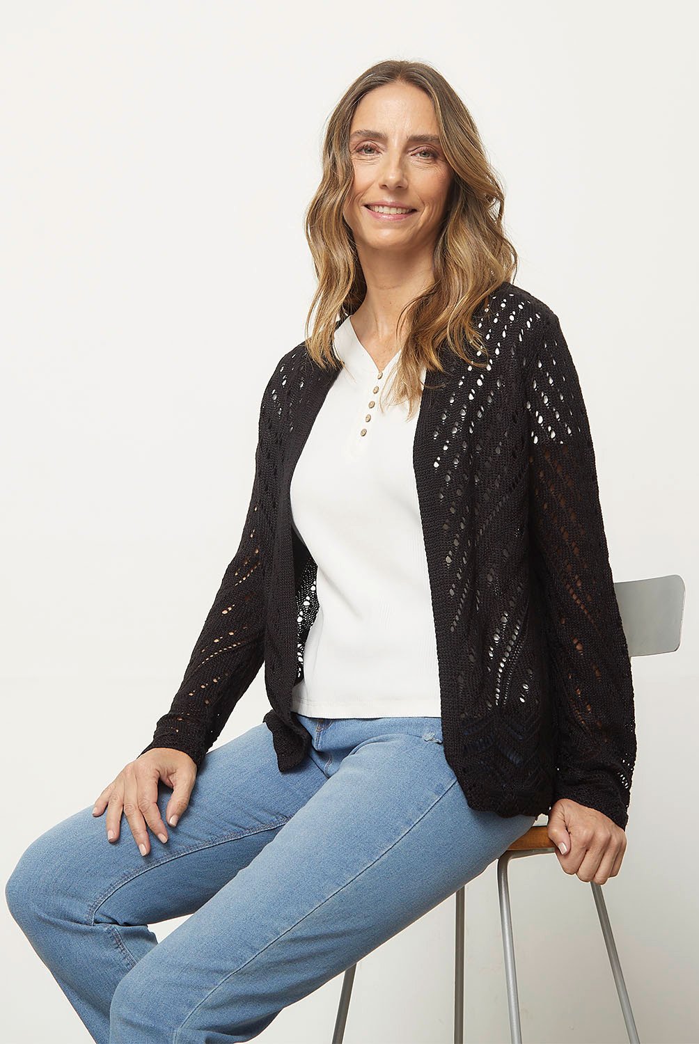 Cardigan Calado Mujer Newport NEWPORT | falabella.com