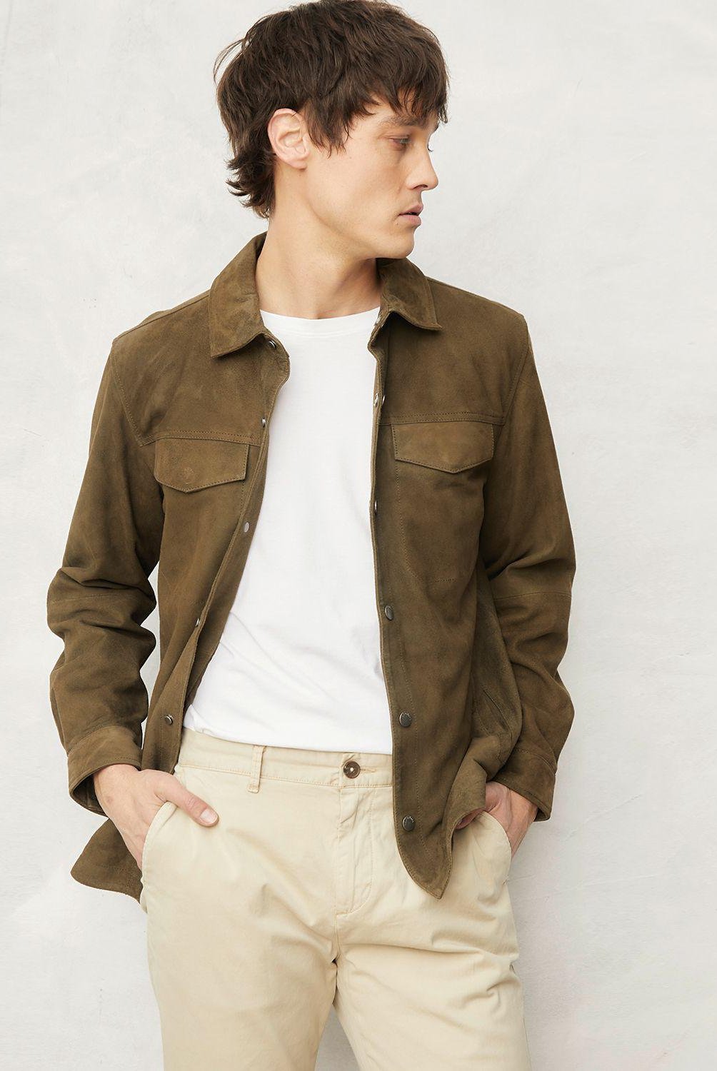 Casaca 100% Cuero Manga Larga Hombre Wolf&hank WOLF&HANK | falabella.com