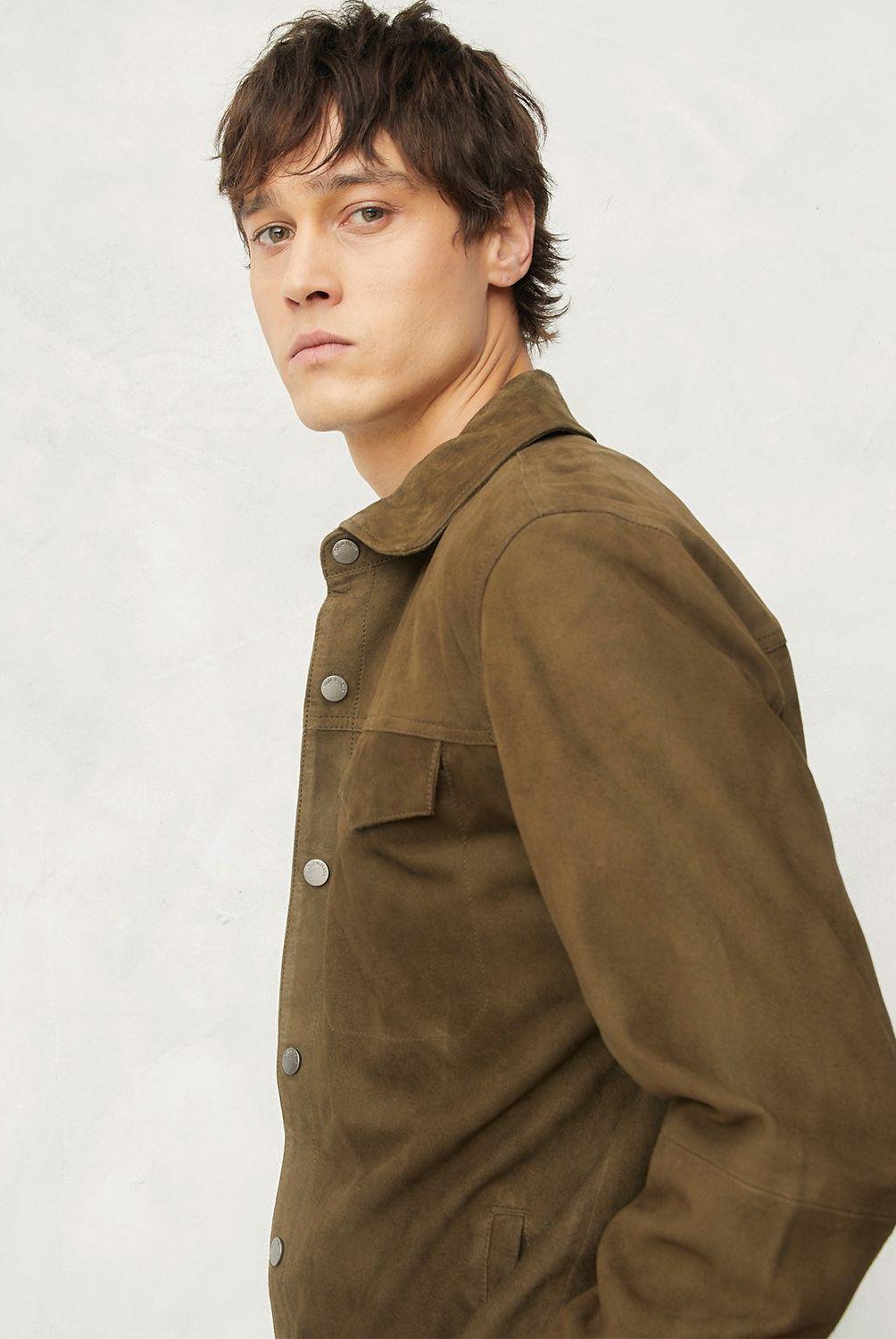 Casaca 100% Cuero Manga Larga Hombre Wolf&hank WOLF&HANK | falabella.com