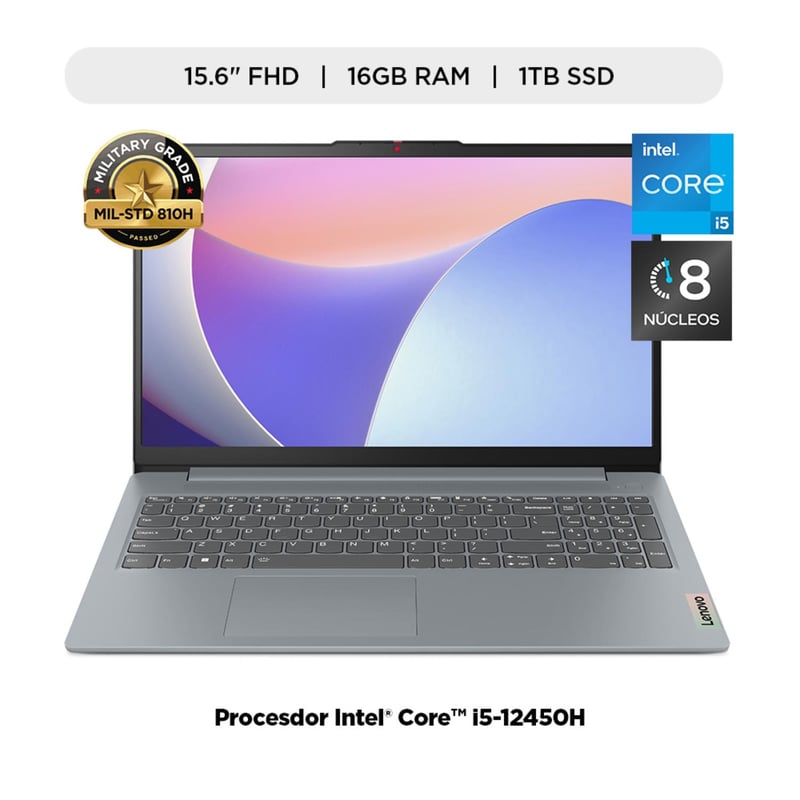 Laptop Lenovo Intel Core I5 16GB 1TB SSD Idepad Slim3 12° Gen 15.6 ...