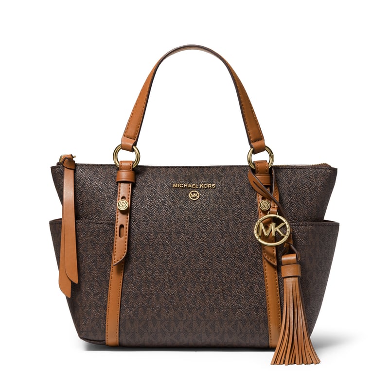 Cartera Tote Marrón con Logo Michael Kors MICHAEL KORS | falabella.com