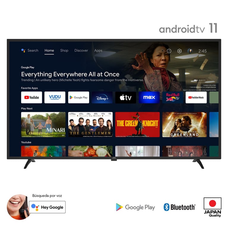 Televisor Jvc 40" Isdbt Full Hd Android 11 Tv JVC | falabella.com