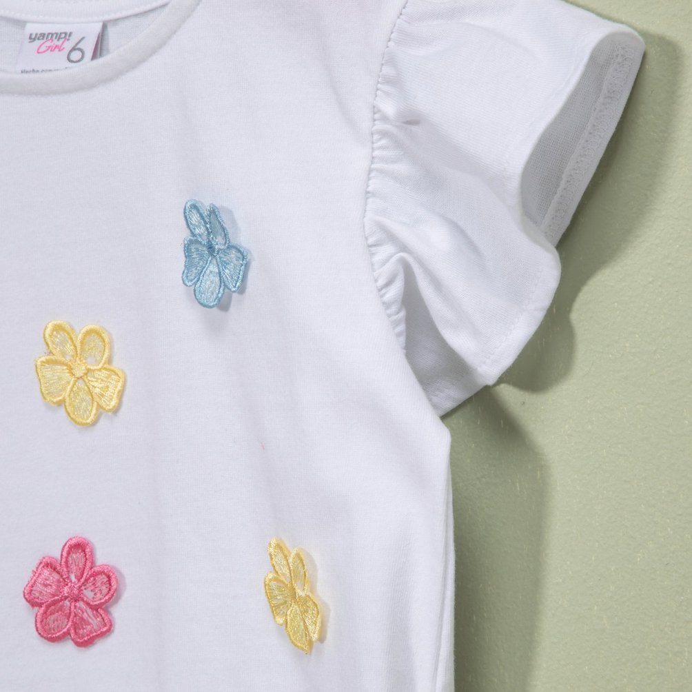 Polo Niña Manga Corta Algodón Yamp YAMP | falabella.com