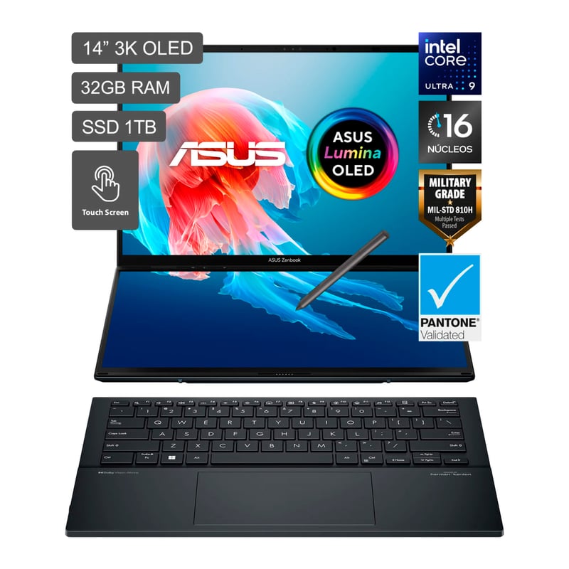 Laptop Asus Intel Core Ultra 9 de 16 núcleos 32GB RAM 1 TB SSD Zenbook ...