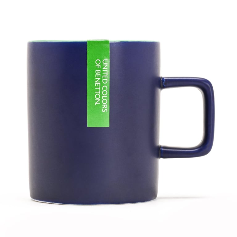 Taza Stack Rim Azul 360 Ml BENETTON | falabella.com