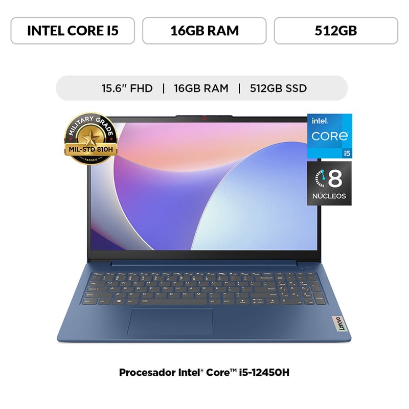 Laptop Intel Core I5 16gb 512gb Ssd Ideapad Slim 3i 12° Gen Fhd LENOVO ...