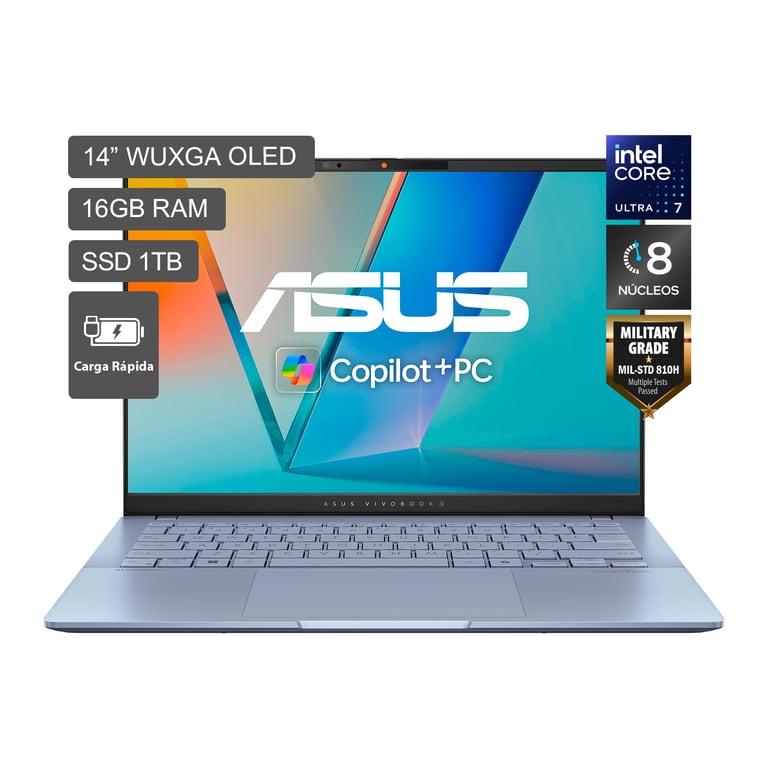 Laptop Asus Vivobook S14 Intel Core Ultra 7-256v 16gb Ram 1tb Ssd 14 ...