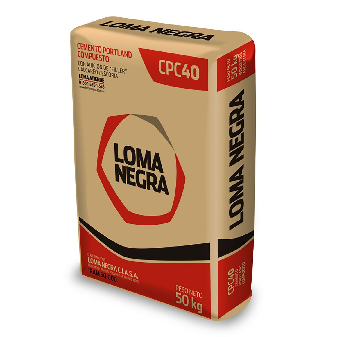 Cemento pórtland compuesto CPC40 50 kg - Sodimac.com.ar