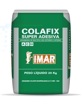 Argamassa Colafix Super Adesiva ACIII 20Kg Cinza - Sodimac.com.br