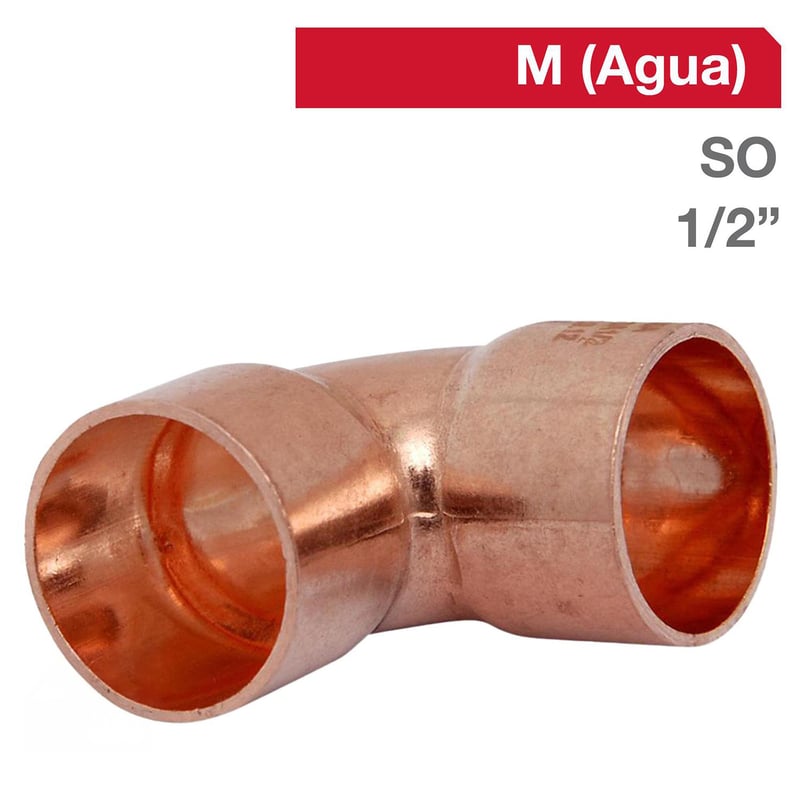 Codo Cobre SO 1/2" 1u | Sodimac - Falabella