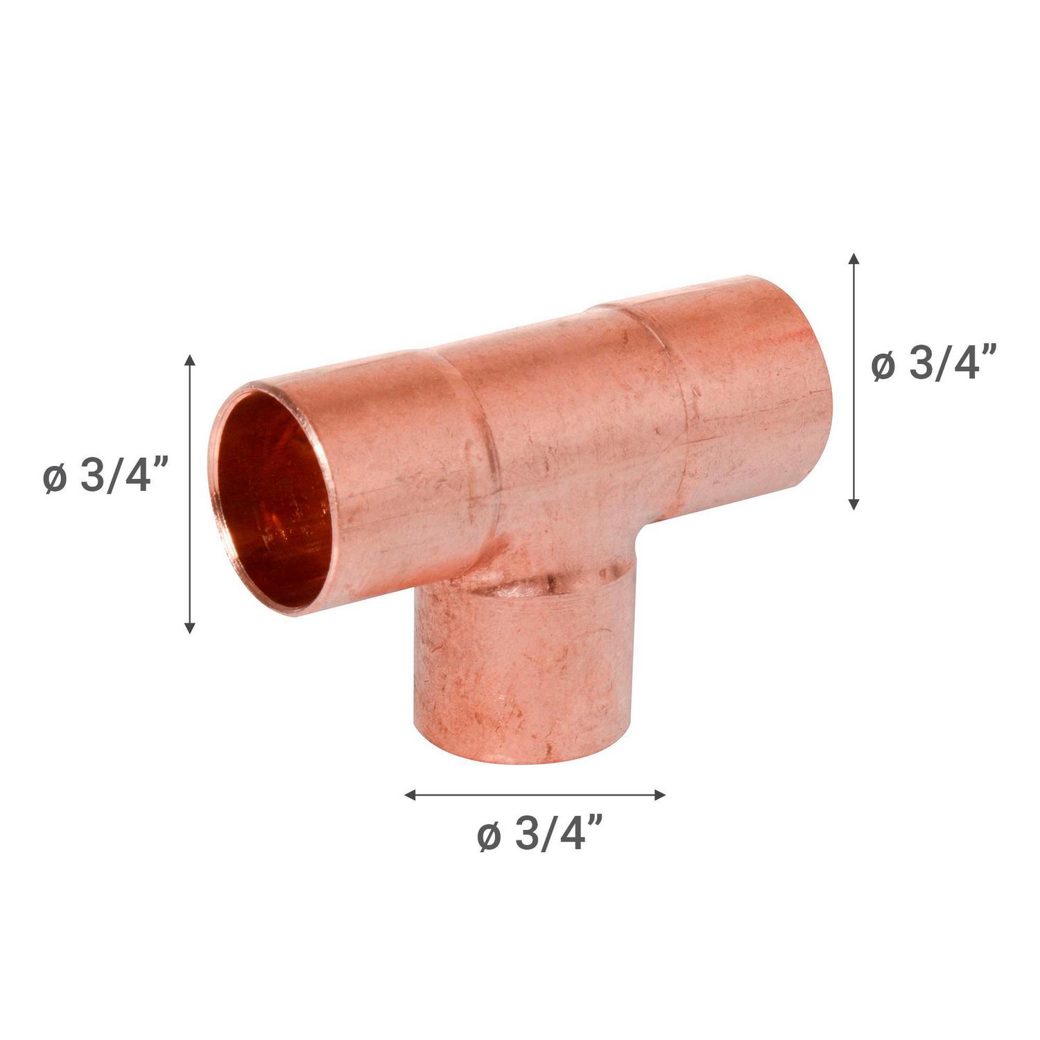 Tee Cobre SO 3/4" 1u | Sodimac - Falabella