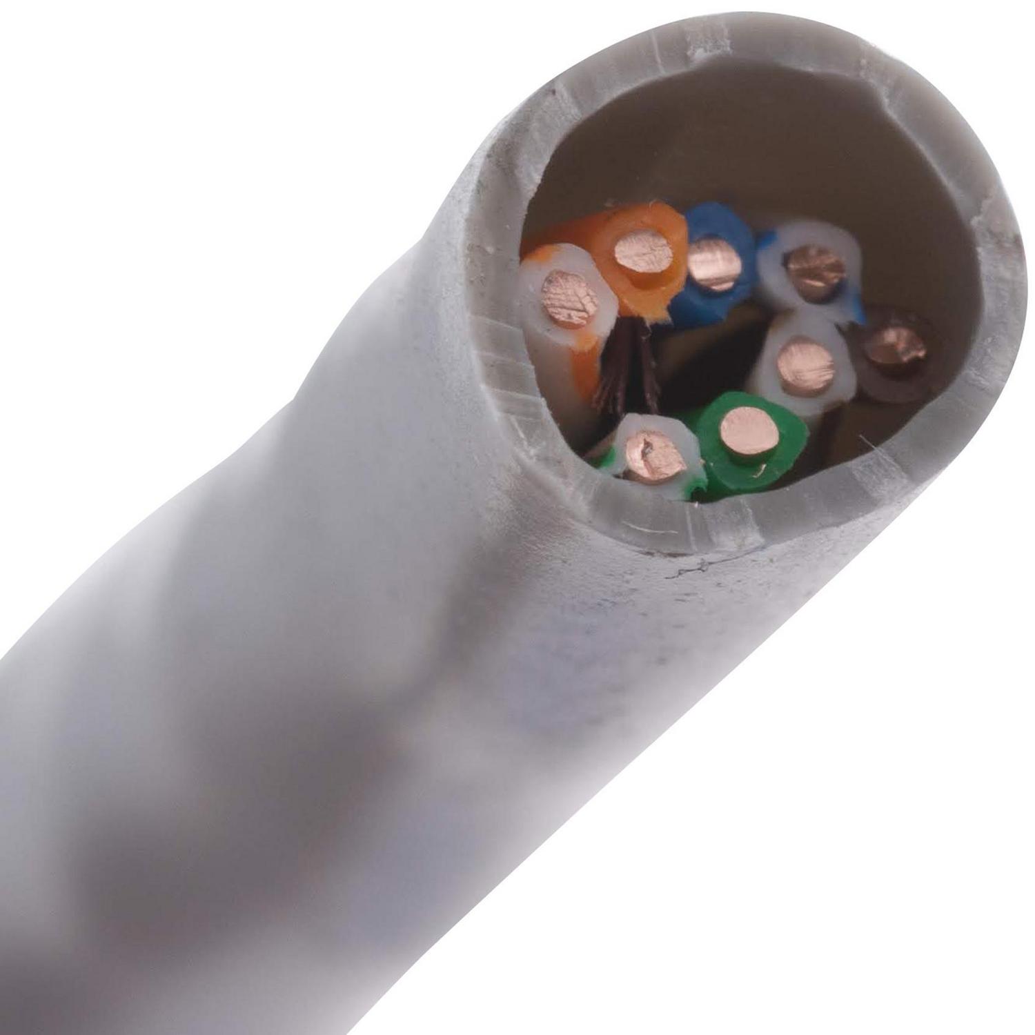 Cable UTP Categoría 5E Unifilar Gris Metro Lineal | Sodimac - Falabella