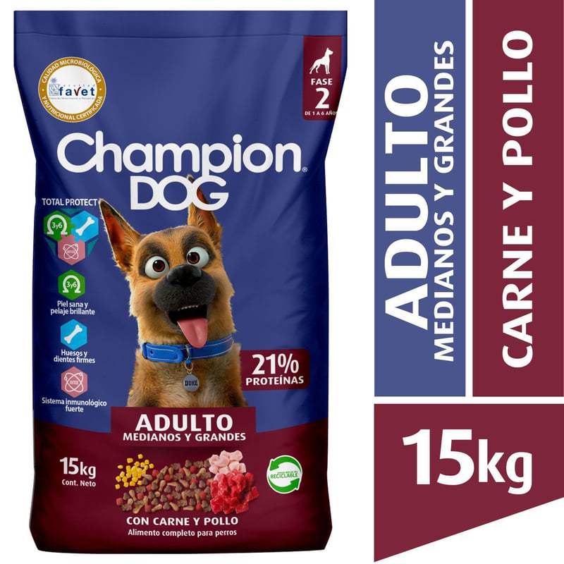 Alimento para Perro Adulto Carne y Pollo 15 kg | Sodimac - Falabella