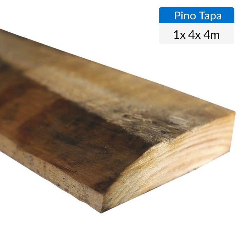 Pino Tapa Canteada Dimensionado Verde 1x4 4,0 m | Sodimac - Falabella