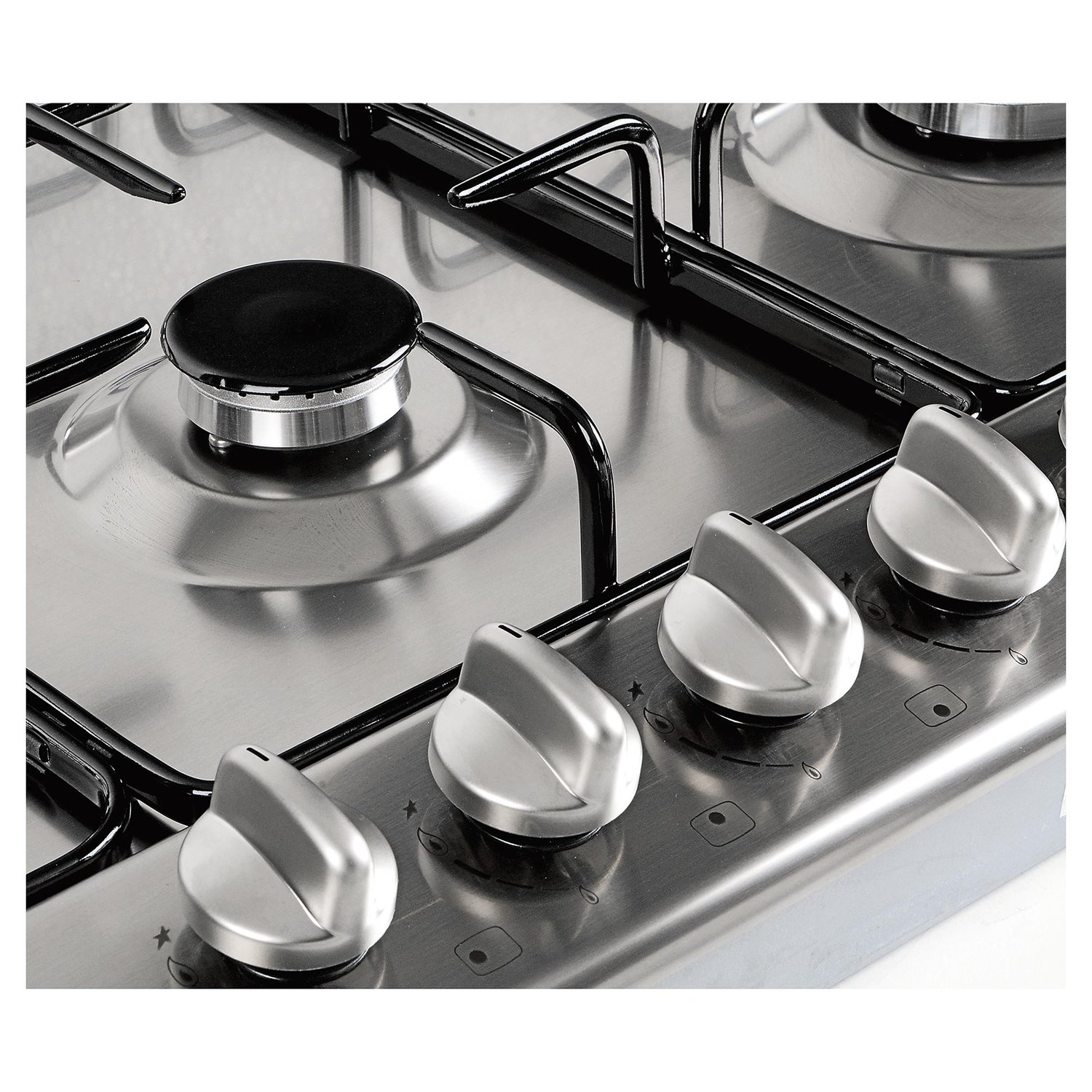 Encimera Gas 5 Platos Inox AT Exclusive 75 | Sodimac - Falabella