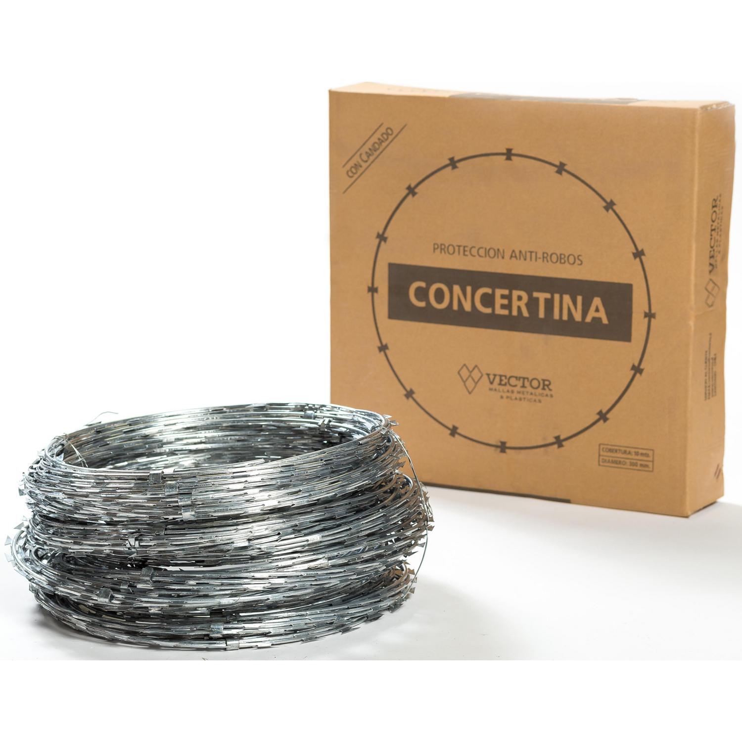 Concertina rollo 300 mm 10 m largo con triple candado | Sodimac - Falabella