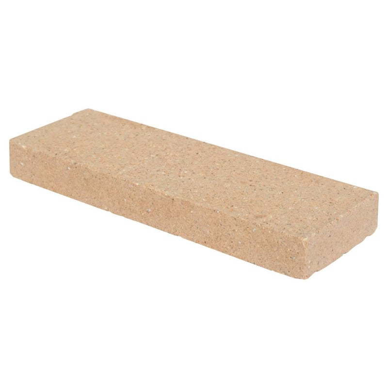 Ladrillo refractario 23x6,5x2,5 cm fachada estriada 12 unidades ...