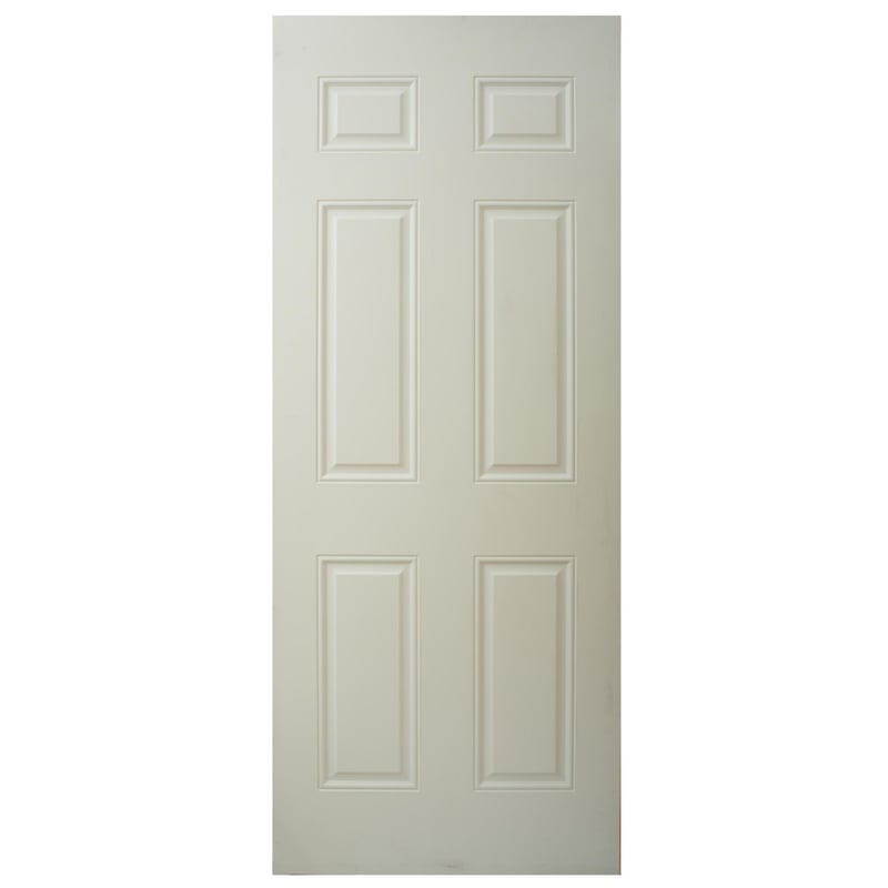 Puerta Bostonian Acero C/6 Paneles Blanco | Sodimac - Falabella