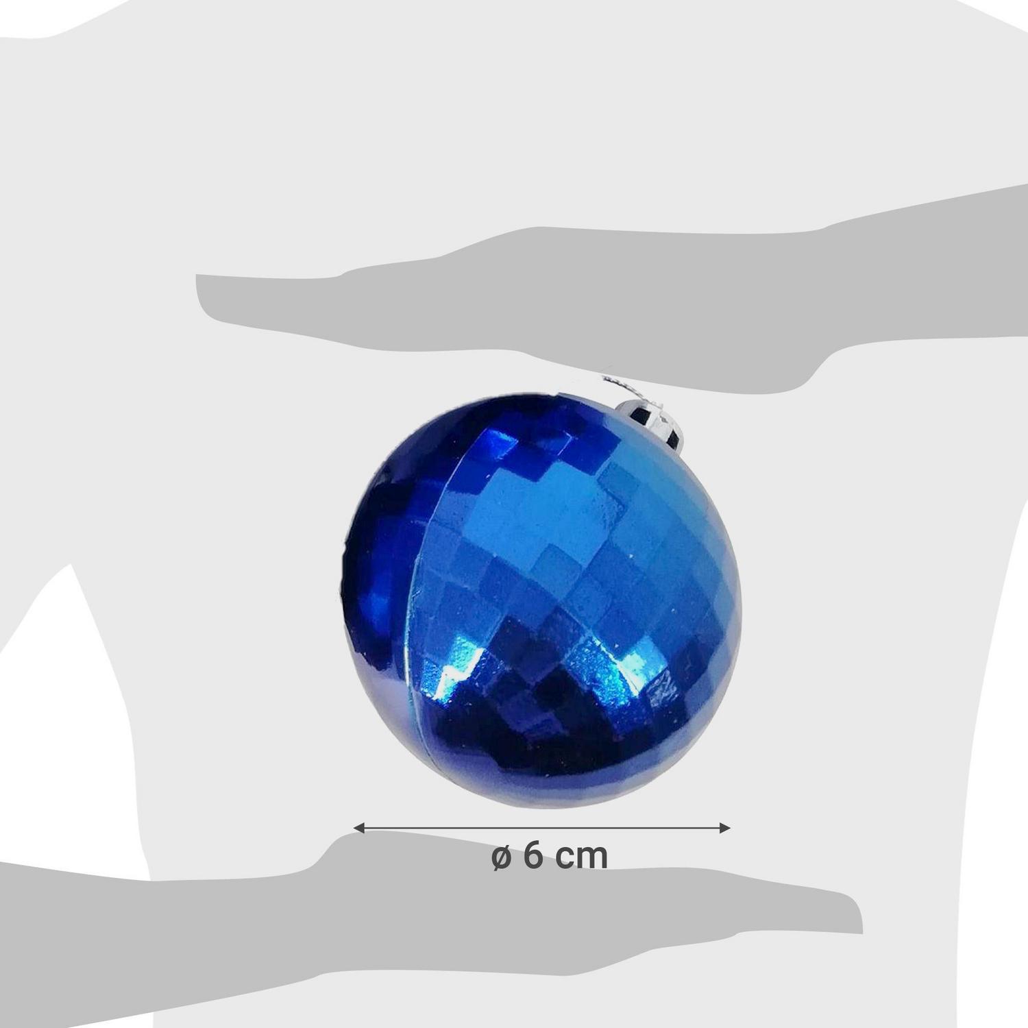 Esferas 6 cm Azul Diamante x12 | Sodimac - Falabella