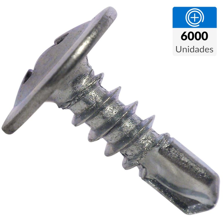 Tornillo Autoperforante Cabeza Lenteja Metal 1/2 " 8 mm 6000 Unidades ...