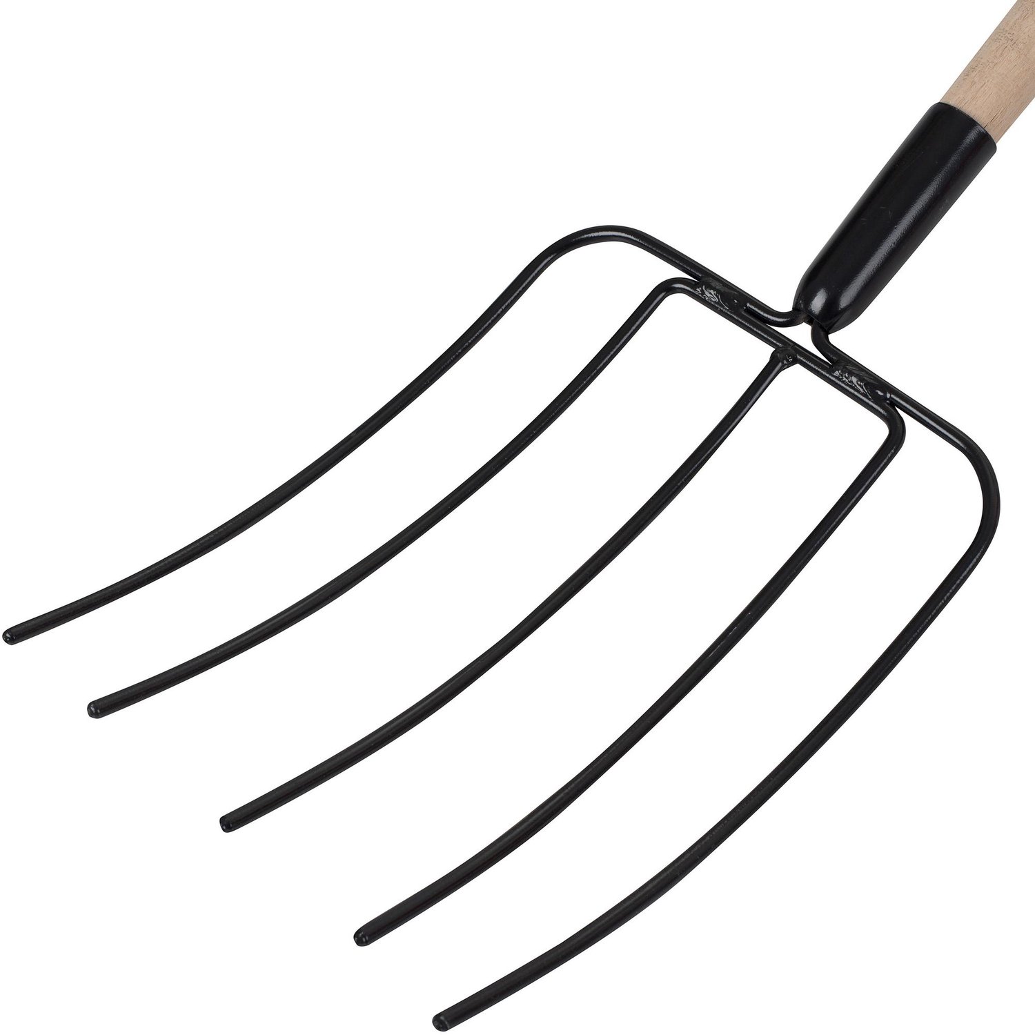 Horqueta curva mango largo 5 dientes Negro | Sodimac - Falabella