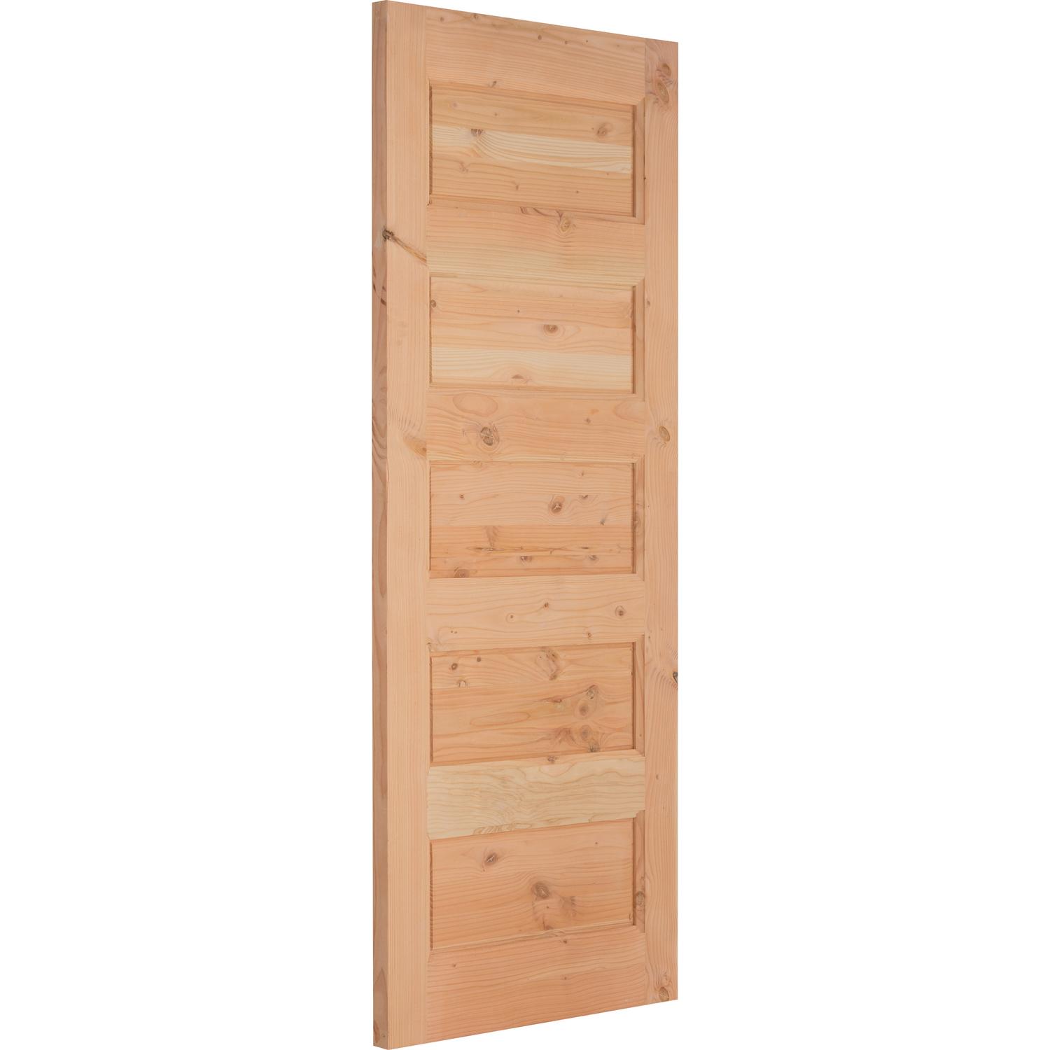 Puerta Pino Oregón 5 Paneles | Sodimac Chile