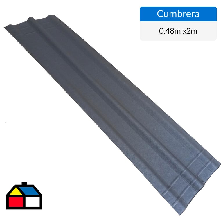 Cumbrera 0,48x2m Negro | Sodimac - Falabella
