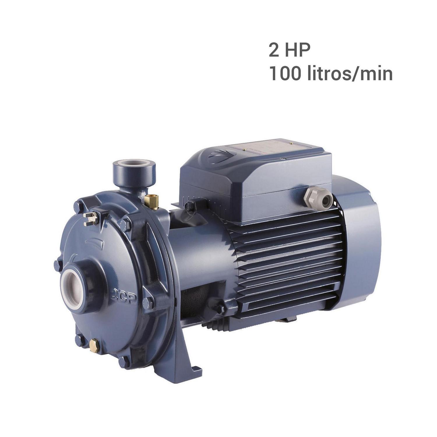 Electrobomba centrífuga doble impulso 2 HP 100 l/min | Sodimac - Falabella