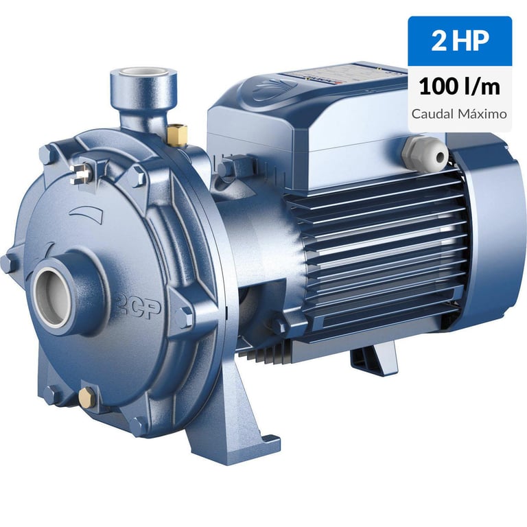 Electrobomba centrífuga doble impulso 2 HP 100 l/min | Sodimac - Falabella