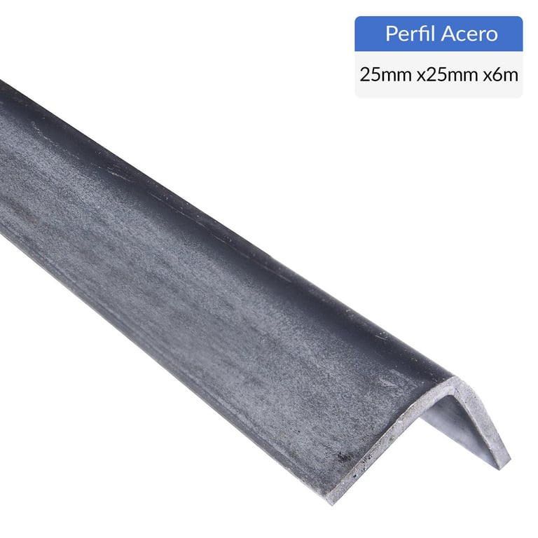 Ángulo Plegado Acero 25x25x3 mm 6 m | Sodimac - Falabella