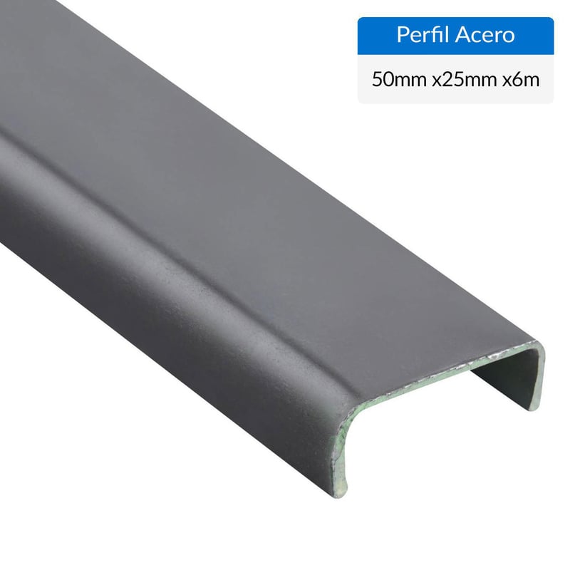 Perfil Canal Acero 50x25x3mm 6 m | Sodimac - Falabella