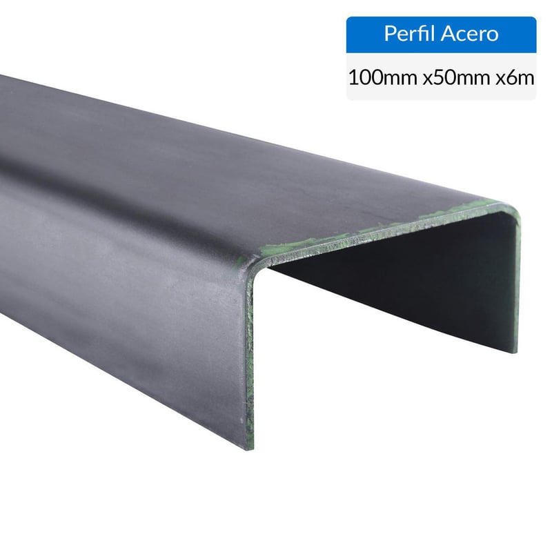 Perfil Canal Acero 100x50x3mm 6 m | Sodimac - Falabella