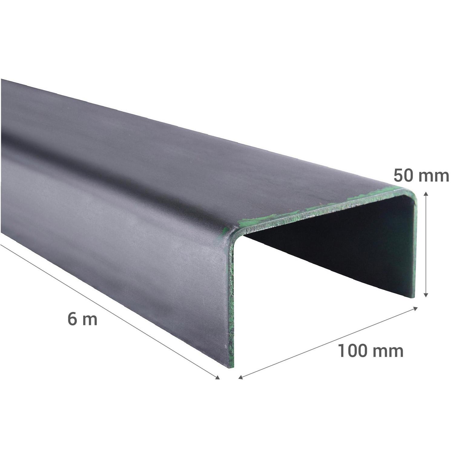 Perfil Canal Acero 100x50x3mm 6 m | Sodimac - Falabella