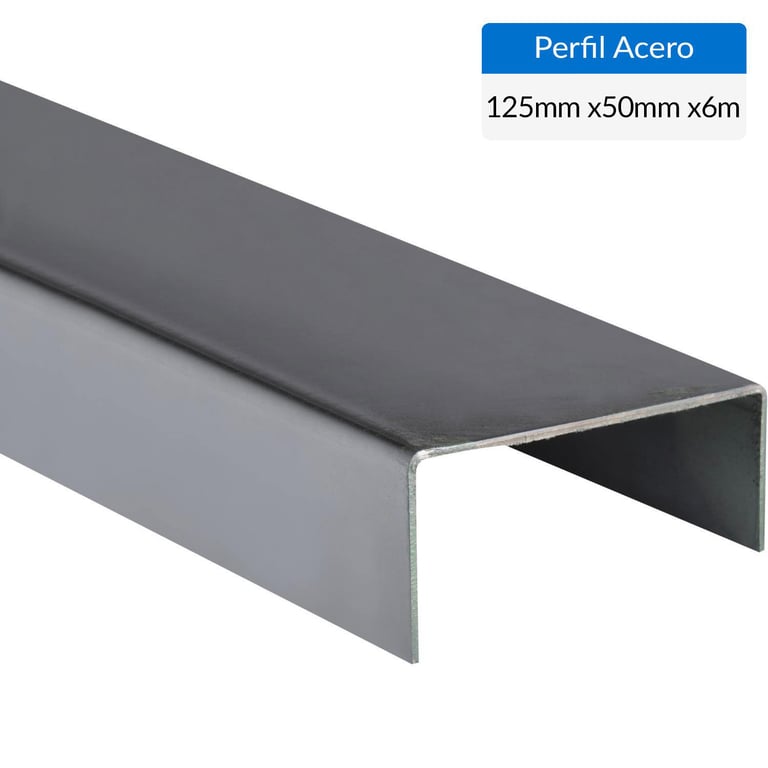 Perfil Canal Acero 125x50x3mm 6 m | Sodimac - Falabella