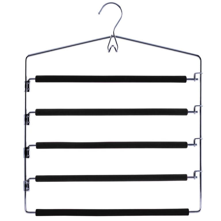 Colgador de Ropa con 5 Barras Metal Negro | Sodimac - Falabella