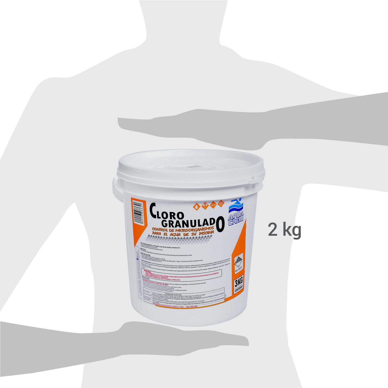 Cloro granulado para piscinas 3 kg tineta | Sodimac - Falabella